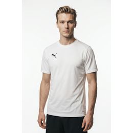 Fu&szlig;balltrikot Puma "TEAMGOAL JERSEY", Herren, Gr. M, wei&szlig; (Puma wei&szlig;, Puma schwarz, feather gray), Web, Obermaterial: 100% Polyester, unifarben, regular fit normal, Rundhals, Trikots Fu&szlig;balltrikot, Fu&szlig;ball, Kurzarm, sportlicher Stil, leichtes Webmaterial