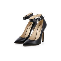Evita LISA Damen Pumps - Glattleder Schwarz - 38