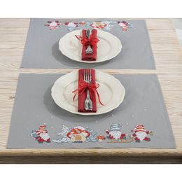 buttinette Tischsets "Wichtel", 2er-Set