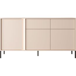 SIDEBOARD Donna in Beige mit LED 153/81/40 cm