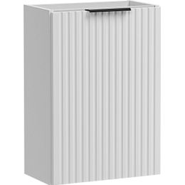 WASCHBECKENUNTERSCHRANK Niva h&auml;ngend mit Rillenfronten in Wei&szlig;, 40/57/22 cm