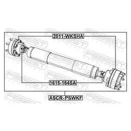 FEBEST Gelenkwelle, Achsantrieb ascrpswkf vorne f&uuml;r Chrysler ALFAROME/Fiat/LANCI