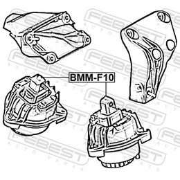 FEBEST Lagerung, Motor bmmf10 beidseitig f&uuml;r BMW