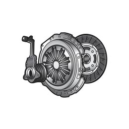 Valeo Kupplungssatz KIT3P (CSC) 834145 f&uuml;r LANCIA JEEP ALFA ROMEO