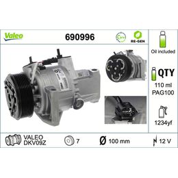 Valeo Kompressor, Klimaanlage 690996 f&uuml;r DACIA