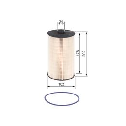 Bosch Kraftstofffilter f026402748 f&uuml;r Iveco