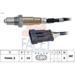 FACET Lambdasonde 108237 f&uuml;r Opel ABARTH GM