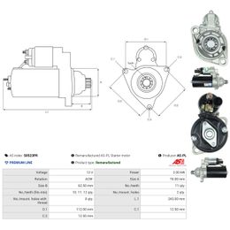 AS-PL Starter s0523pr f&uuml;r VW