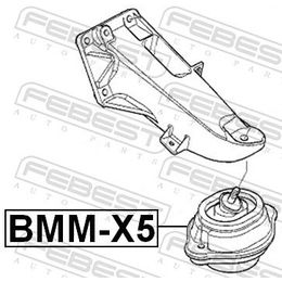 FEBEST Lagerung, Motor bmmx5 vorne f&uuml;r BMW