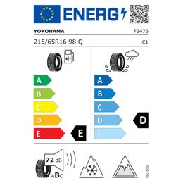 Yokohama Winterreifen 215/65 R16 98Q, Nordic compound, RPB - Geolandar I/TS (G073) f3476 98Q