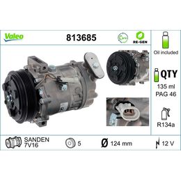 Valeo Kompressor, Klimaanlage AUSTAUSCHTEIL 813685 f&uuml;r Opel Vaughall