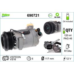 Valeo Kompressor, Klimaanlage 690721 f&uuml;r Ford