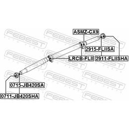 FEBEST Manschette, Gelenkwelle 0715jb420sa getriebeseitig f&uuml;r JAGUAR Suzuki VAG LAND ROVER CHERY