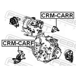 FEBEST Lagerung, Motor crmcarf vorne f&uuml;r Chrysler ALFAROME/Fiat/LANCI