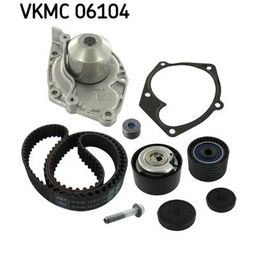 SKF Wasserpumpe + Zahnriemensatz vkmc06104 f&uuml;r Vaughall Volvo Opel RENAULT NISSAN DACIA MITSUBISHI