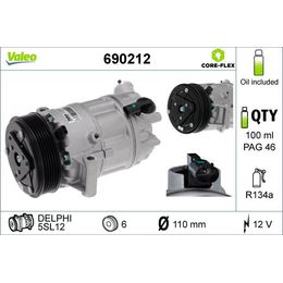 Valeo Kompressor, Klimaanlage 690212 f&uuml;r ALFA ROMEO