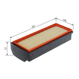 Bosch Luftfilter f026400409 Filtereinsatz 79mm f&uuml;r BMW