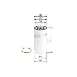 Bosch Kraftstofffilter f026402038 f&uuml;r DAF FAW Mercedes RENAULT MAN ASHOK LEYLAND