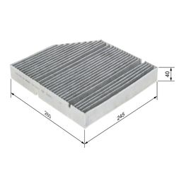 Bosch Filter, Innenraumluft 1987435617 f&uuml;r Mercedes