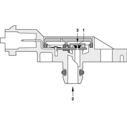 Bosch Sensor, Abgasdruck 0281002772 f&uuml;r RENAULT NISSAN Suzuki VM
