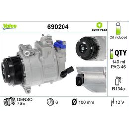 Valeo Kompressor, Klimaanlage 690204 f&uuml;r VW