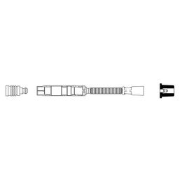 Bosch Z&uuml;ndleitung 0356913017 f&uuml;r Mercedes