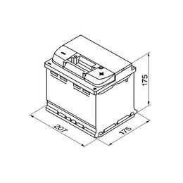 Bosch Starterbatterie S4 12 V, 44 Ah, 440 A 0092s40010 12V 68Ah 440A f&uuml;r Ford Opel Vaughall CHEVROLET HOLDEN Peugeot VW Audi MAZDA NISSAN RENAULT ROV