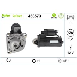 Valeo Starter 438573 f&uuml;r Opel CHEVROLET