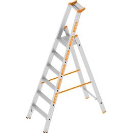Layher Stufenstehleiter einseitig begehbar TOPIC 1064 - 6 Stufen