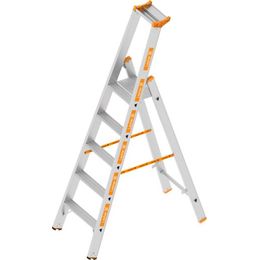 Layher Stufenstehleiter einseitig begehbar TOPIC 1064 - 5 Stufen