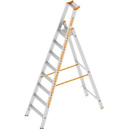 Layher Stufenstehleiter einseitig begehbar TOPIC 1064 - 8 Stufen