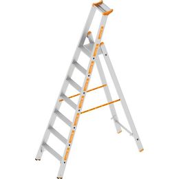 Layher Stufenstehleiter einseitig begehbar TOPIC 1064 - 7 Stufen