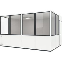 WSM Raumsystem MultiRoom Basic, Innenbereich, LxB 4560 x 3390 mm, Elektropaket Starter Plus
