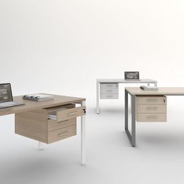 Unterschrank f&uuml;r Desk Duo, BxT 428 x 600 mm, Eiche kaiserkraft