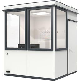 WSM Raumsystem MultiRoom Outdoor Basic, Au&szlig;enbereich, LxB 2400 x 2280 mm, Elektropaket Mini