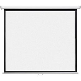 MAGNETOPLAN Rollo-Leinwand, Polyester / PVC-beschichtet, mattwei&szlig;, Bildfl&auml;chen-BxH 2200 x 2200 mm