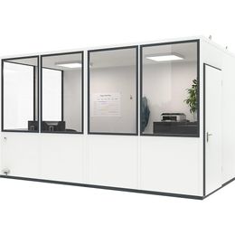 WSM Raumsystem MultiRoom Basic, Innenbereich, LxB 4560 x 2280 mm, Elektropaket Office Plus