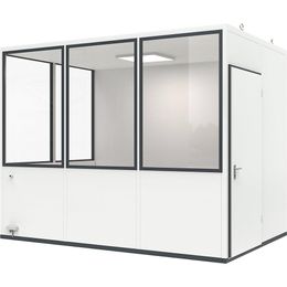 WSM Raumsystem MultiRoom Basic, Innenbereich, LxB 3390 x 2280 mm, Elektropaket Mini