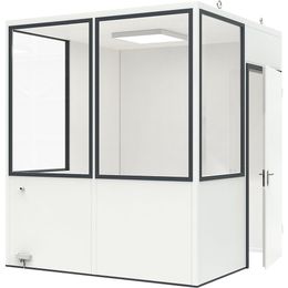 WSM Raumsystem MultiRoom Barrierefrei Basic, Innenbereich, LxB 2280 x 2280 mm, Elektropaket Mini