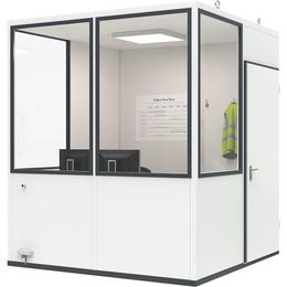 WSM Raumsystem MultiRoom Basic, Innenbereich, LxB 2280 x 2280 mm, Elektropaket Starter Plus