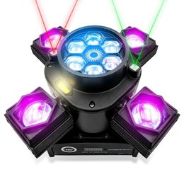 LIGHT4ME COSMOS BASIC - 4-in-1 Multi-Effekt LED BEAM DMX 4x15W RGBW CREE Bee Eye 6x8W RGBW