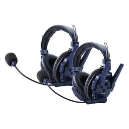 SYNCO 2 units Xtalk Master Headset Intercom - Dual Ear