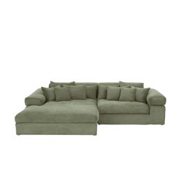 Smart Ecksofa Lianea &brvbar; gr&uuml;n &brvbar; Ma&szlig;e (cm): B: 291 H: 86 T: 208.0 &raquo; H&ouml;ffner