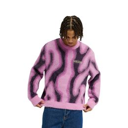 Strickpullover DC Shoes "DC Yentra", Herren, Gr. L, offscale lila, Obermaterial: 76% Nylon, 24% Modacryl., Pullover Strickpullover