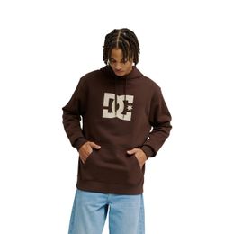 Hoodie DC Shoes "DC Star", Herren, Gr. L, coffee bean, Obermaterial: 55% Baumwolle, 25% Baumwolle, 20% Polyester., Sweatshirts Hoodie
