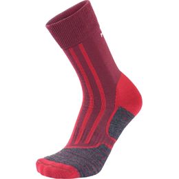 Arbeitssocken Meindl "Socke Damen MT2", Damen, Gr. 36, lila (aubergine), Obermaterial: 47% Polyester PES. 36% Polyamid PA. 14% Polypropylen PP. 3% Elasthan EL., Socken