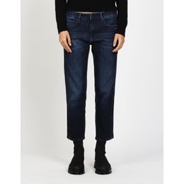 Boyfriend-Jeans Gang "Gang Jeans Boyfriend 94NADIA SIDE STRIPE", Damen, Gr. 25, Einheitsgr&ouml;&szlig;e, blau, Stoff, 90% Baumwolle, 2% Elasthan, 8% Polyester, Jeans