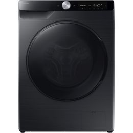 Samsung Waschtrockner "WD90DG6G94BK", Wasch_Trocken_Zyklus: E (A-G), schwarz, B:60cm H:85cm T:48cm, Waschtrockner, SLIM Platzsparer ‑ Gro&szlig;e W&auml;sche auf kleinem Raum, Waschtrockner