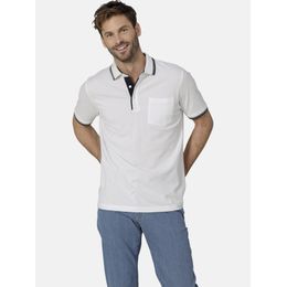 Poloshirt Babista "Poloshirt TESSAVEST", Herren, Gr. 56, wei&szlig;, Obermaterial: 100% Baumwolle CO., Shirts