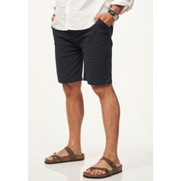 Chinoshorts Soulstar "Soulstar Chinoshorts mit Stretchanteil Basic Kurze Hose f&uuml;r Herren", Herren, Gr. 30, Einheitsgr&ouml;&szlig;e, blau (navy), Obermaterial: 98% Baumwolle CO. 2% Elasthan EL., Hosen Chinoshorts, Regular-Fit Sommershorts mit Elasthan-Anteil Bermuda inkl. G&uuml;rtel